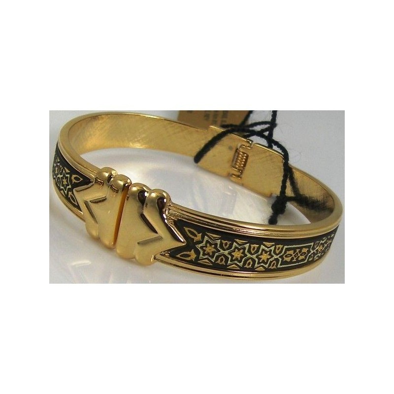 Damascene Gold Geometric Bracelet style 2077